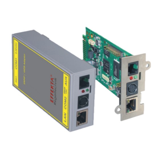 EFFEKTA SNMP-Adapteris CS141BSC Budget un 1x RCCMD licenze - BPG