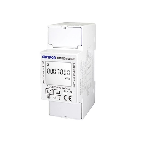 1F elektroenerģijas skaitītājs ar MID. 100A. 220/230V. pulsa izeja ...