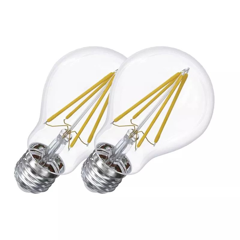 LED spuldze A60 6.7W 806lm 2700K FLM caurspīdīga E27 2paka - BPG