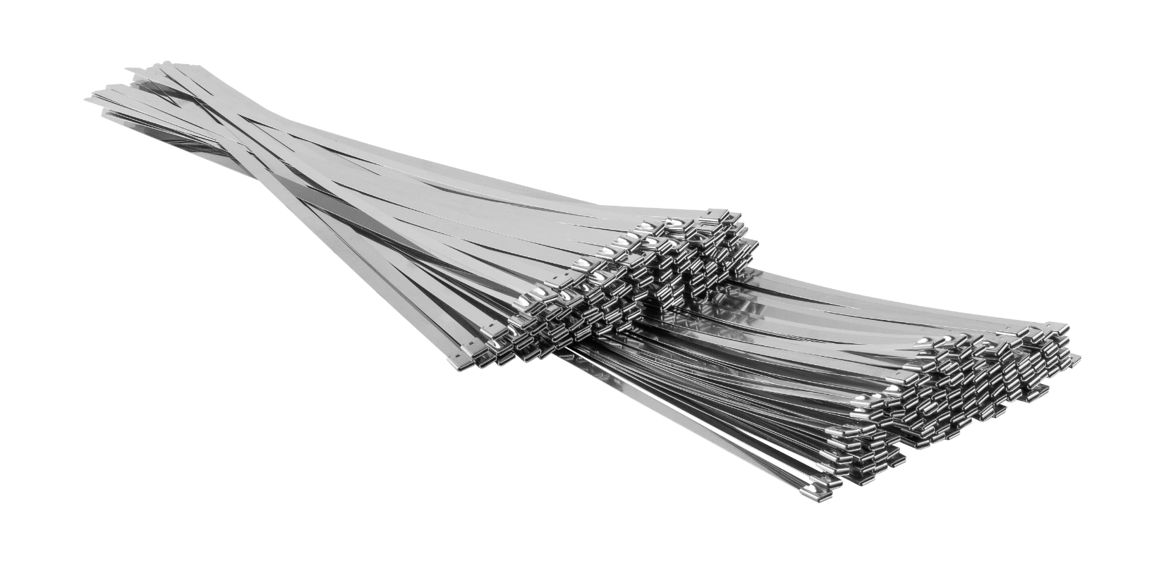 Nerūsējošā tērauda savilces / saites 300x4.5mm ar lodīšu slēdzeni (G304 ...
