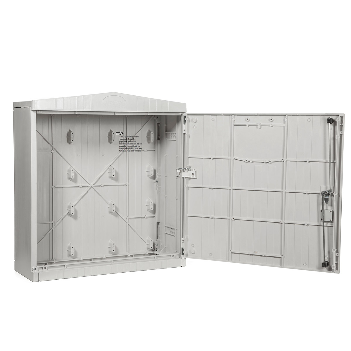 Sadales skapis ar pamatni kompozīta (stiklšķiedras) 600x1770x325mm -40 ...